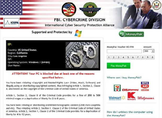 'Attention! Your PC is blocked due to one of the reasons' Virus Removal ...