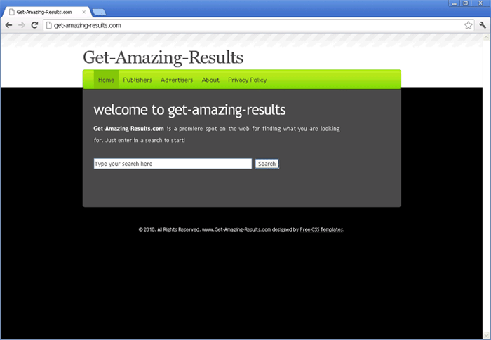 Get-amazing-results.com Removal Report