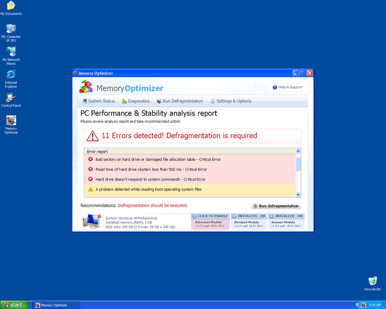 Memory Optimizer Removal Report