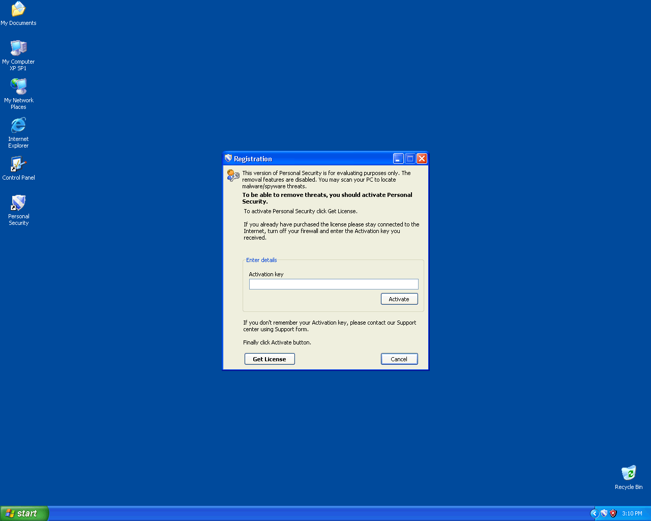 Personal Security Removal Report