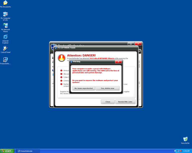ProtectDefender Removal Report