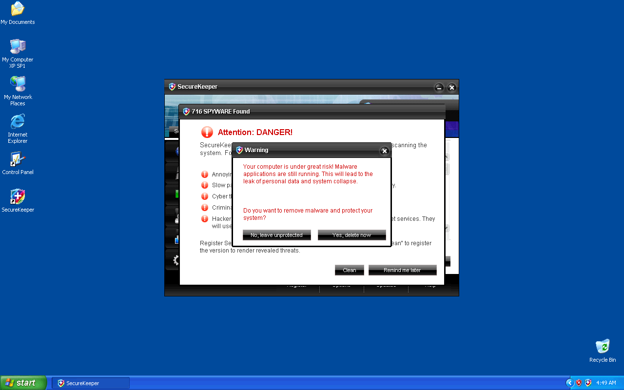 SecureKeeper Removal Report