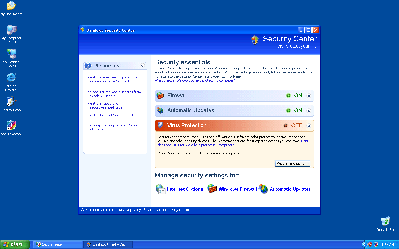 SecureKeeper Removal Report