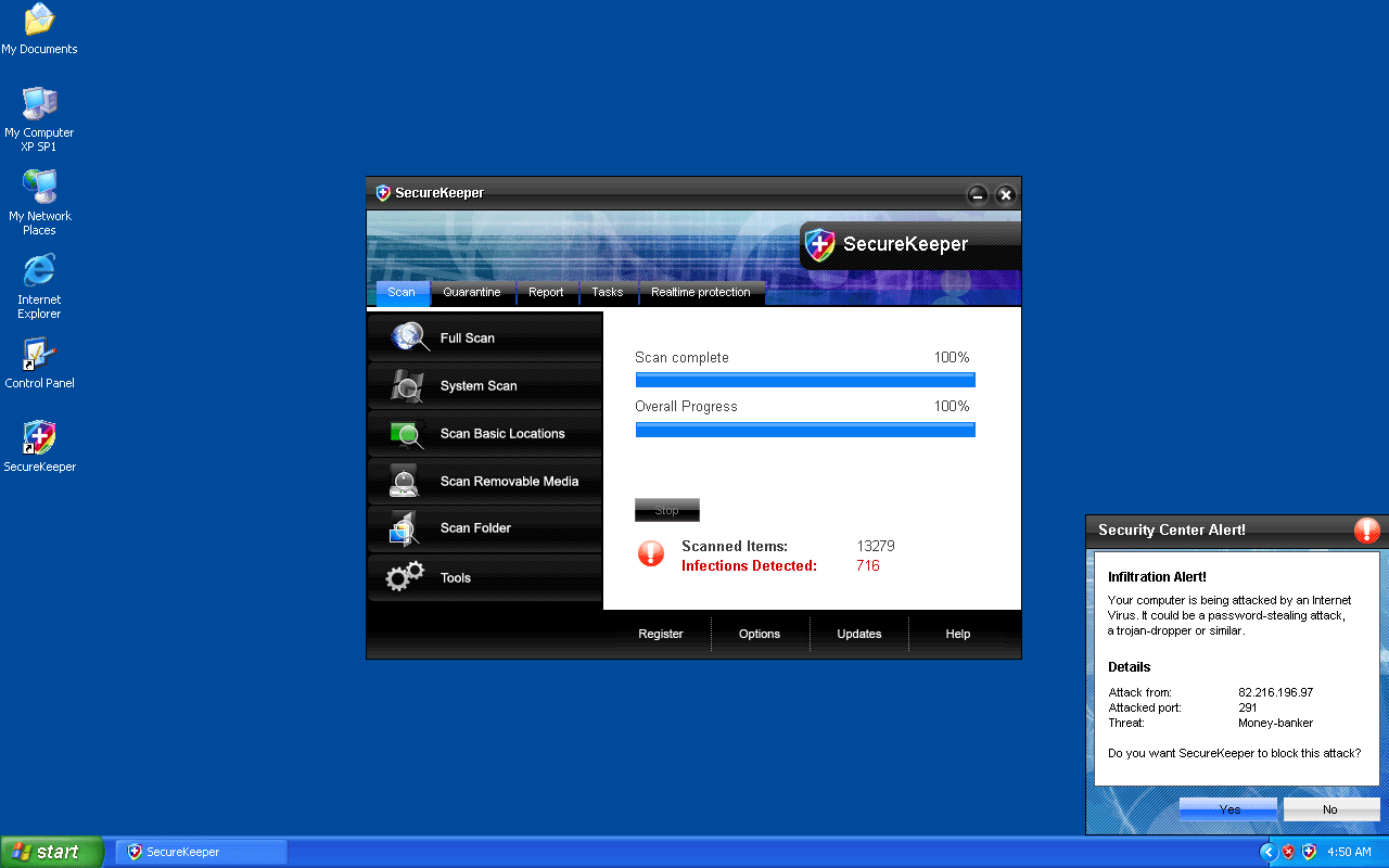 SecureKeeper Removal Report