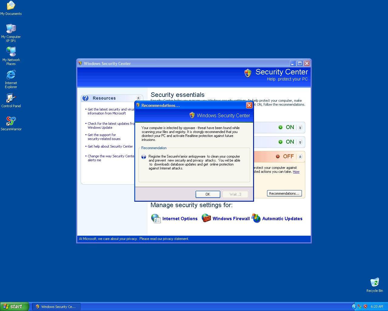 Secure Warrior Removal Report