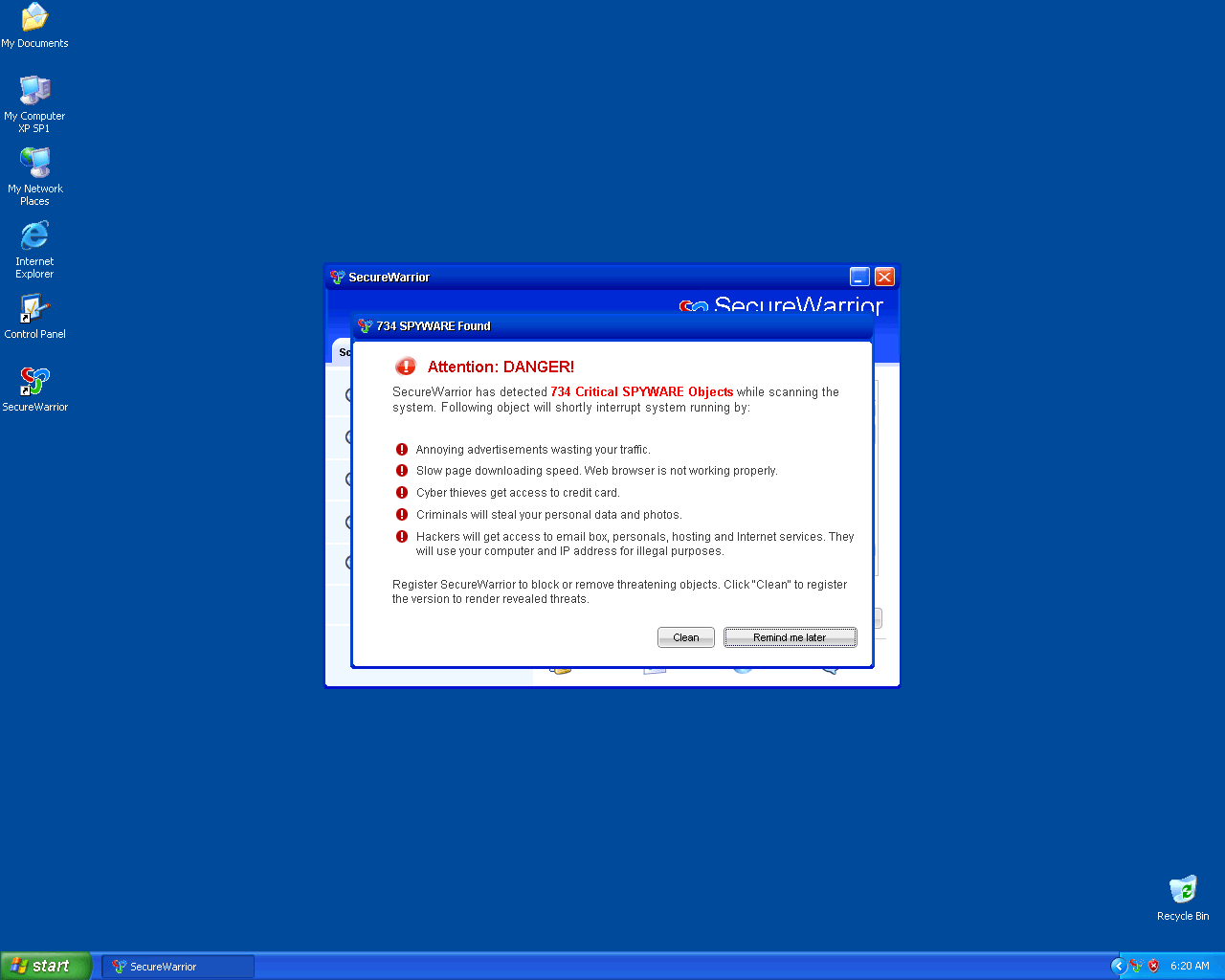 Secure Warrior Removal Report