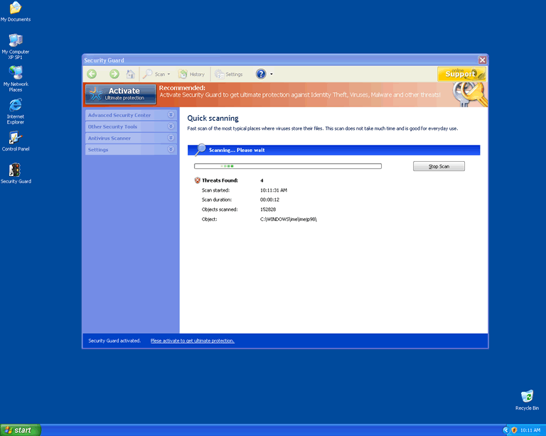 Security Guard Removal Report