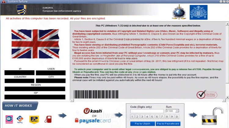 'System Failure' Ransomware Removal Report