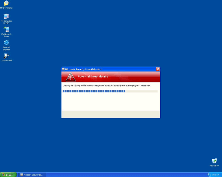 Windows Antispyware Solution Removal Report