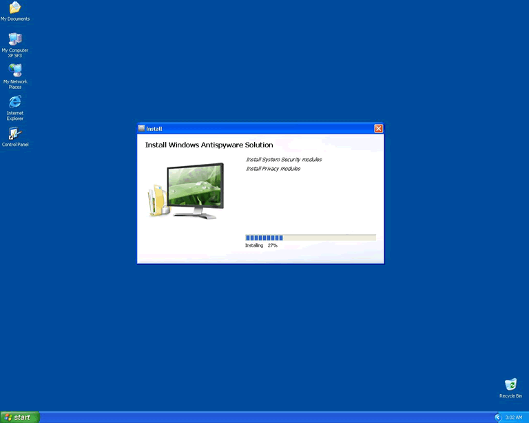 Windows Antispyware Solution Removal Report