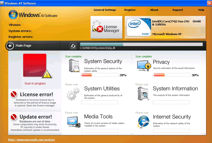 Windows AV Software Removal Report