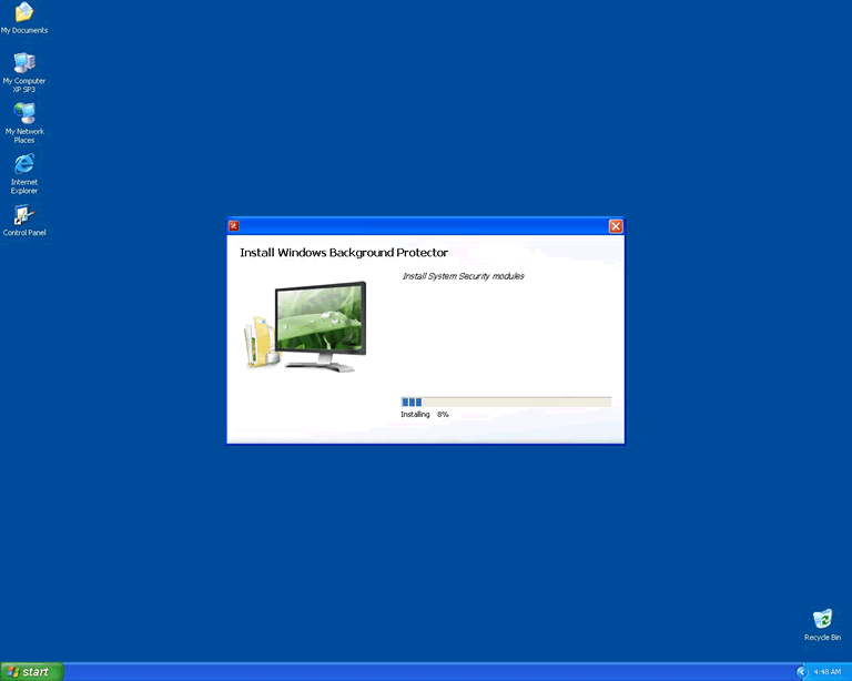 Windows Background Protector Removal Report