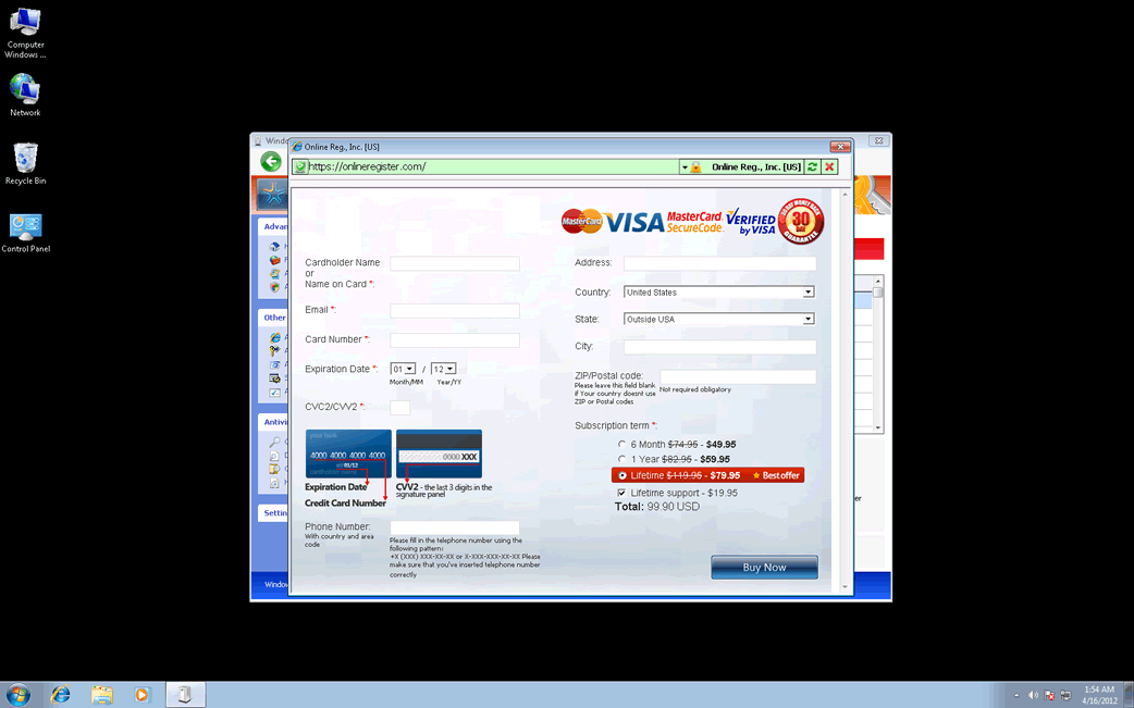 Windows Crucial Scanner Removal Report