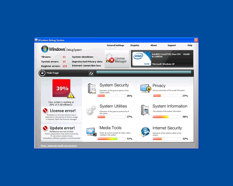 Windows Debug System Removal Report