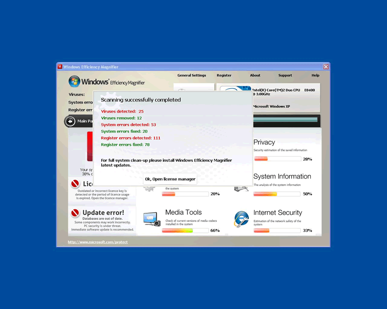 Windows Efficiency Magnifier Removal Report