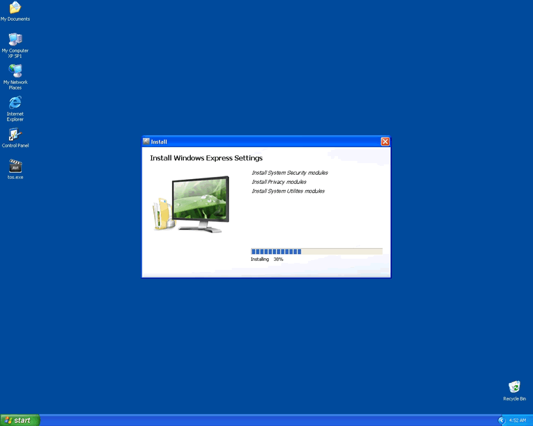 Windows Express Settings Removal Report