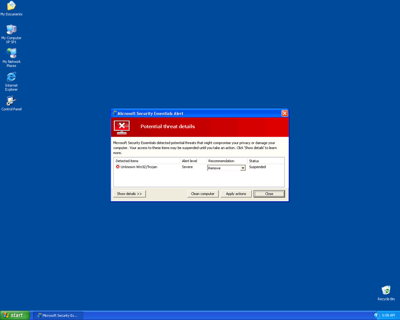 Windows Firewall Unit Removal Report