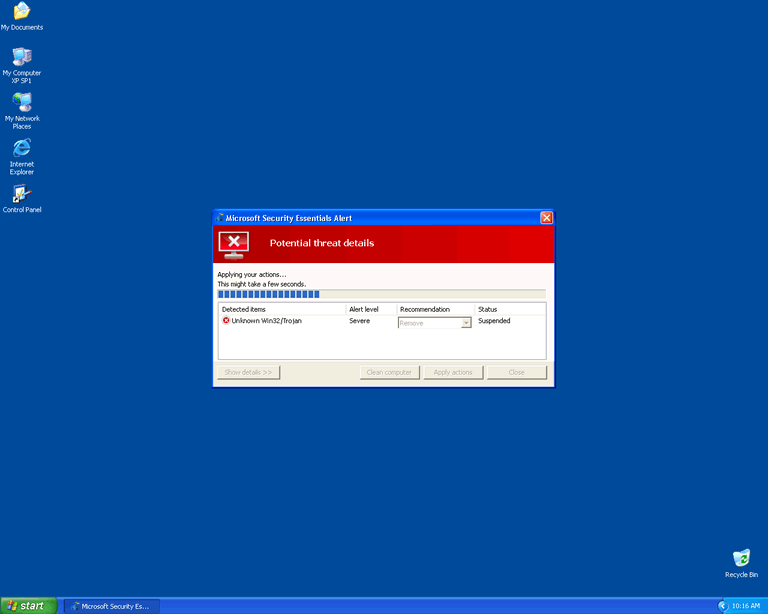 Windows Safeguard Utility Removal Report