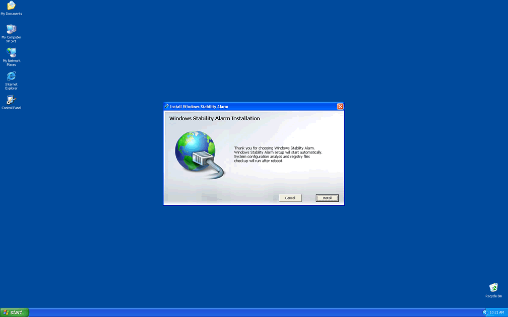 Windows Stability Alarm Removal Report