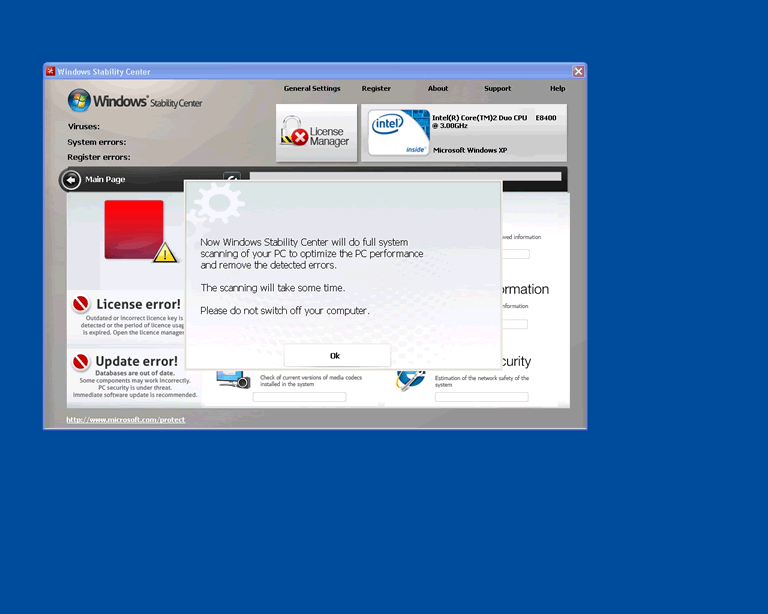 Windows Stability Center Removal Report
