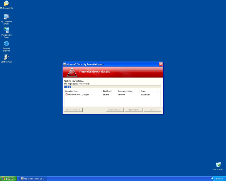 Windows Troubles Analyzer Removal Report