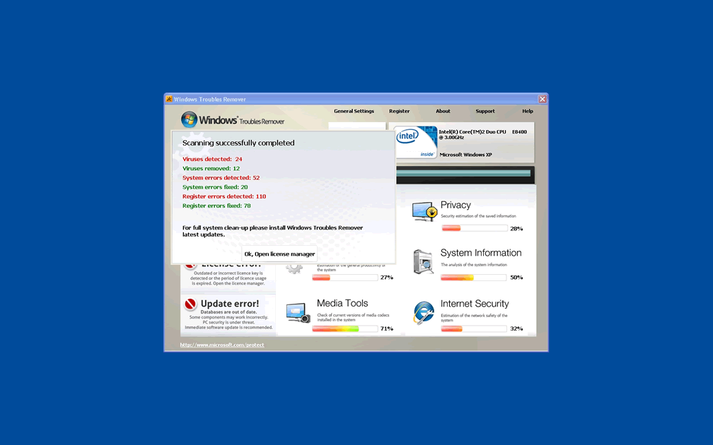 Windows Troubles Remover Removal Report