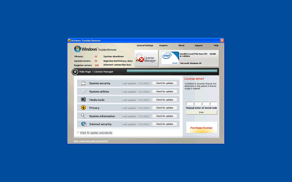 Windows Troubles Remover Removal Report