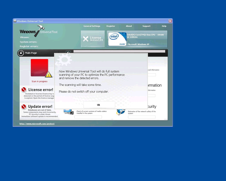 Windows Universal Tool Removal Report