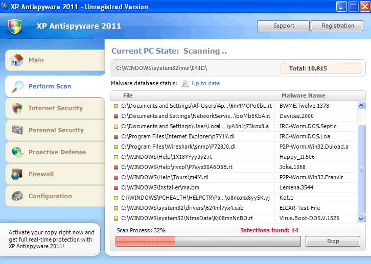 XP Antispyware 2011 Removal Report