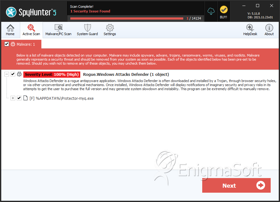Windows Attacks Defender Removal Report