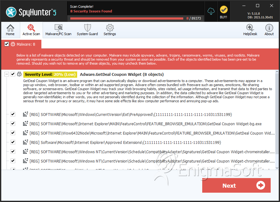 GetDeal Coupon Widget Removal Report