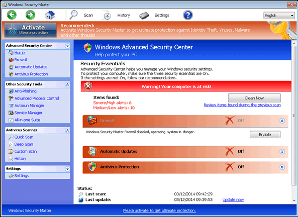Windows Security Master Removal Report