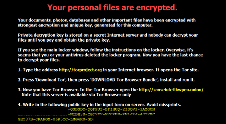 CTB-Locker (Critoni) Ransomware Removal Report