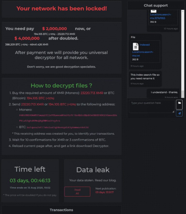 DarkSide Ransomware