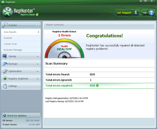 Scan Results View - Remove Spyware & Malware with SpyHunter ...