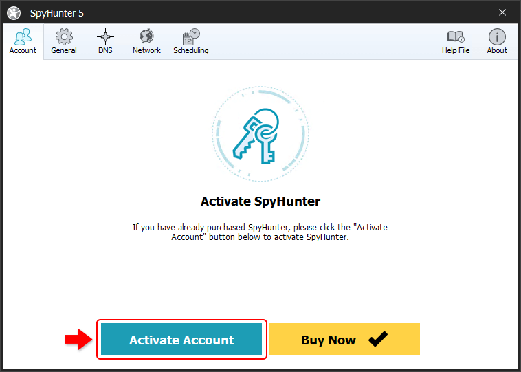 Activating SpyHunter (Settings) - Remove Spyware & Malware with ...
