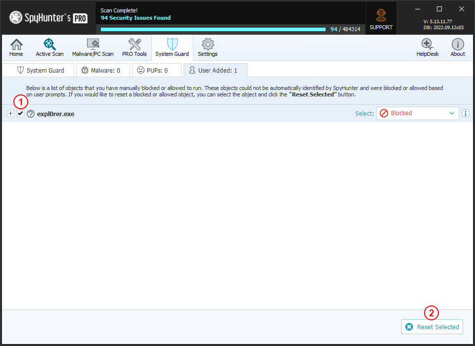 Removing Objects - Remove Spyware & Malware with SpyHunter - EnigmaSoft Ltd