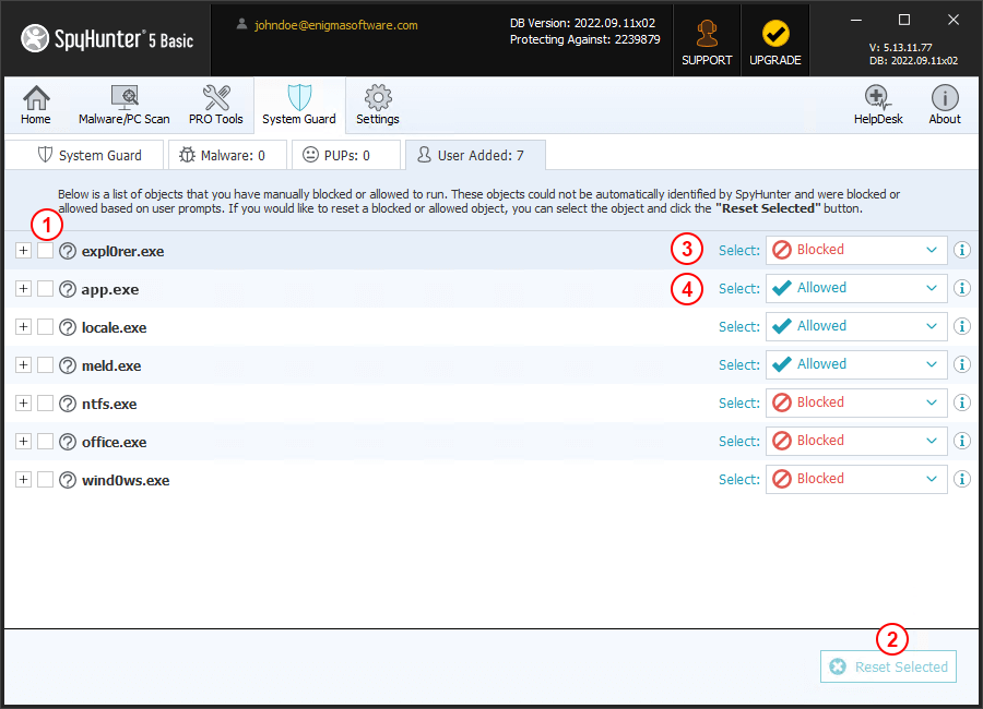 Changing Object Status - Remove Spyware & Malware with SpyHunter ...