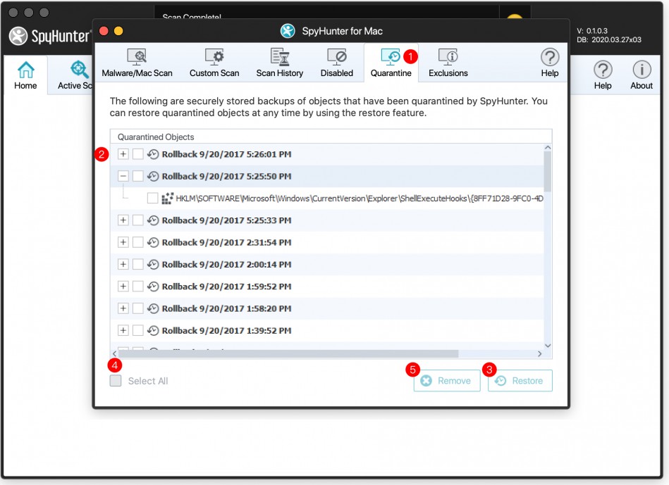 Quarantine - Remove Spyware & Malware with SpyHunter - EnigmaSoft Ltd